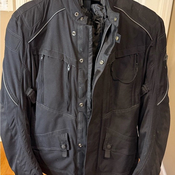 Triumph | Jackets & Coats | Triumph Mens Black Motorcycle Jacket | Poshmark